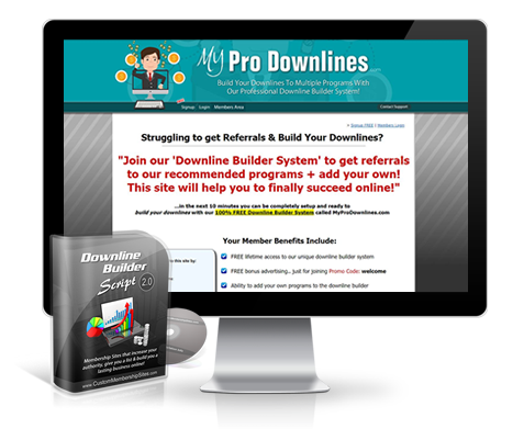 My Downlines Pro – Downline Builder Script ⋆ CustomMembershipSites.com